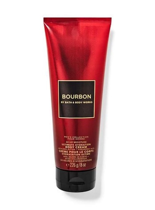 Bath and Body Works Hyaluronic Acid Body Cream For Men 8 Ounce (Bourbo ...