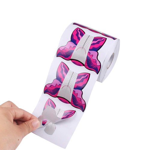 BeautyLeader 500 PCs Nail Forms Extension Guides for Poly Gel Acrylic ...